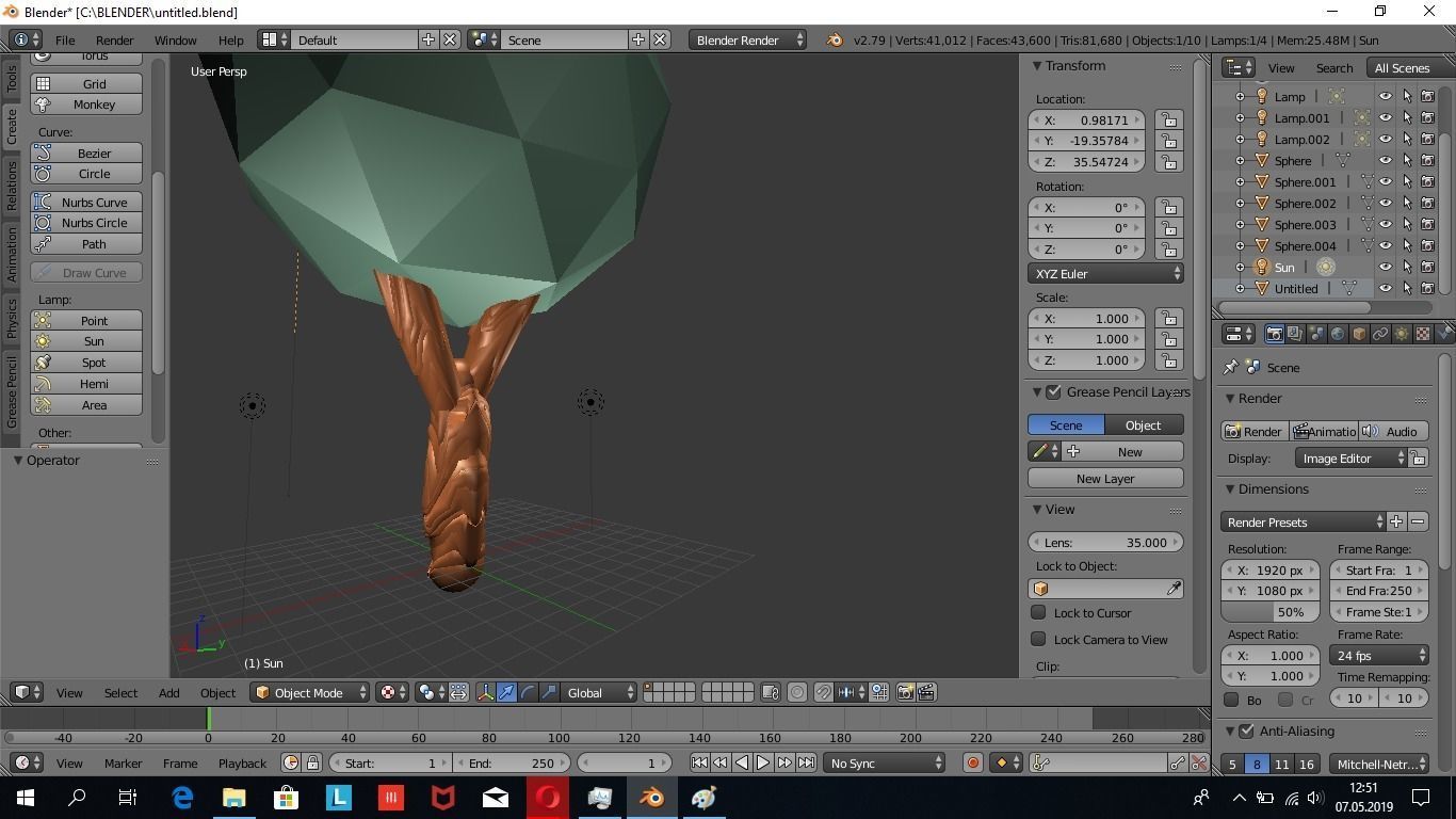 simple tree 3D model | CGTrader