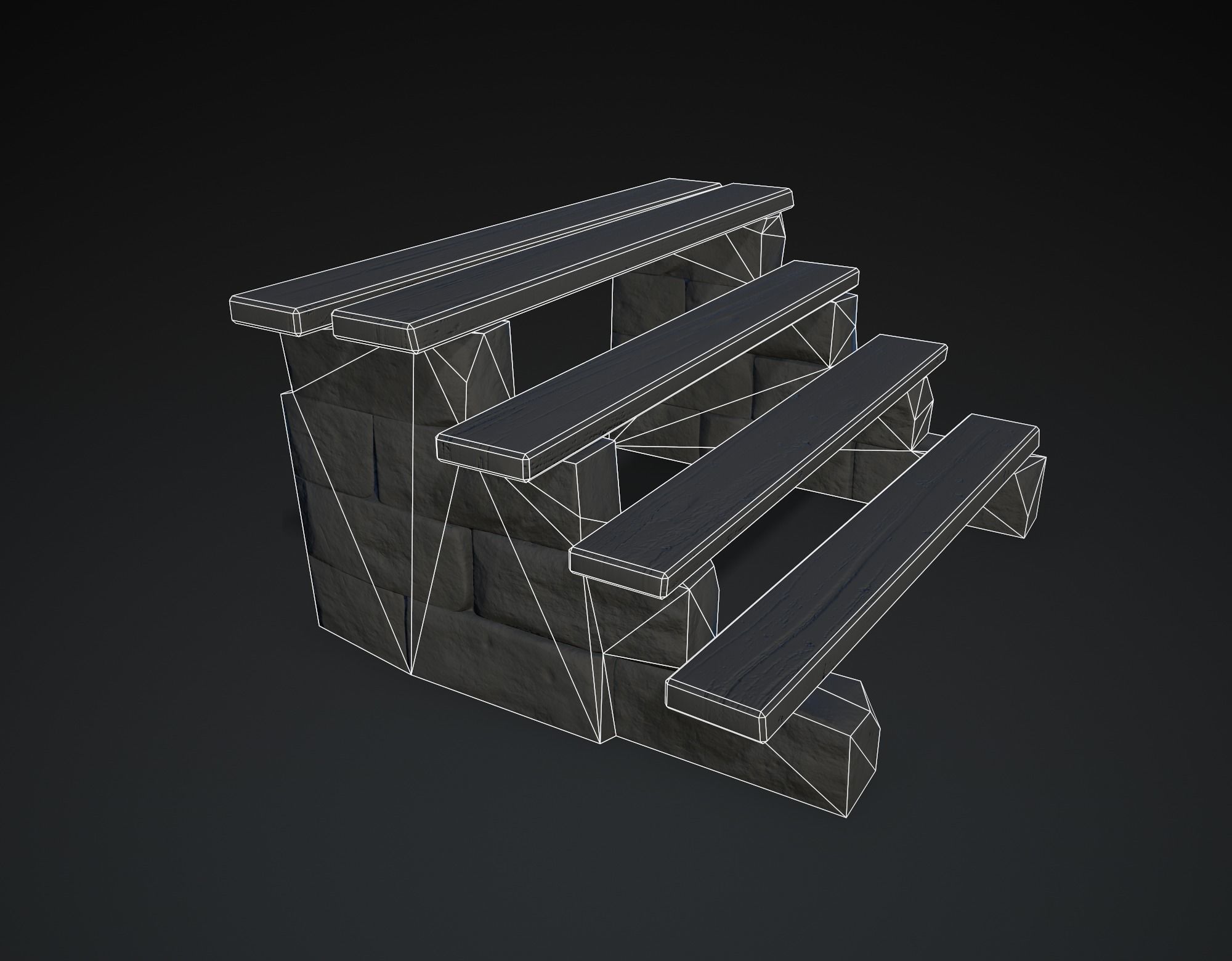 3D model Steps VR / AR / low-poly | CGTrader