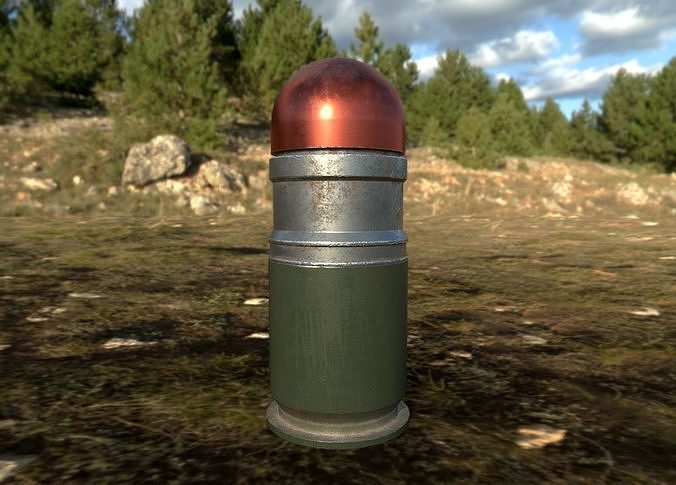 40mm Grenade Dimensions