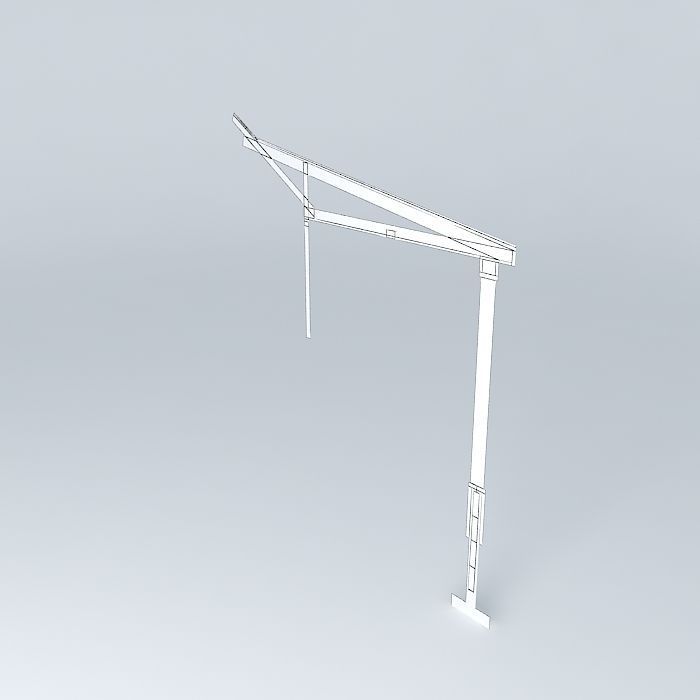 Wrap Around Porch Roof Cross Section free 3D model | CGTrader