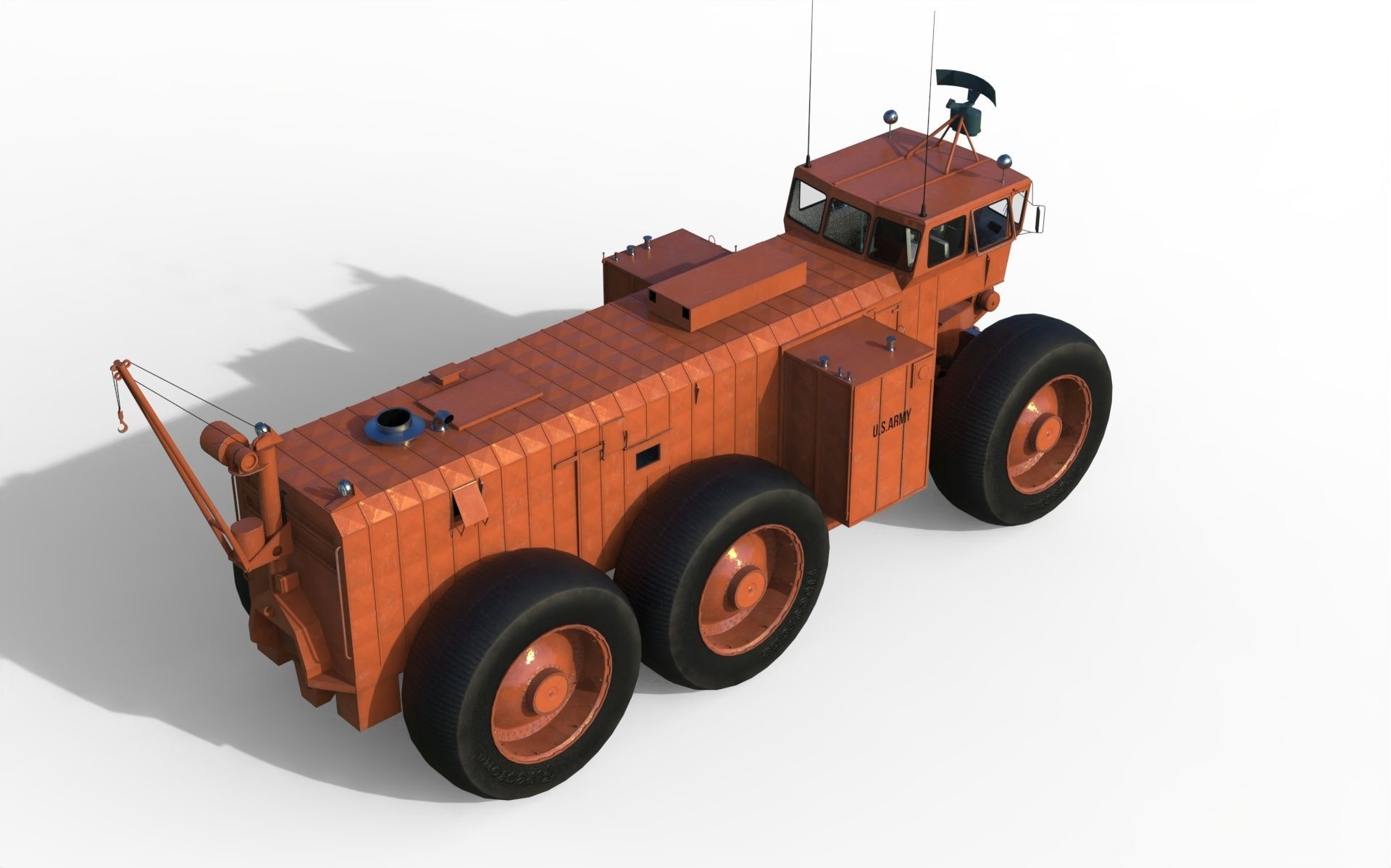 LeTourneau TC-479 mark 2 overland train 3D model | CGTrader
