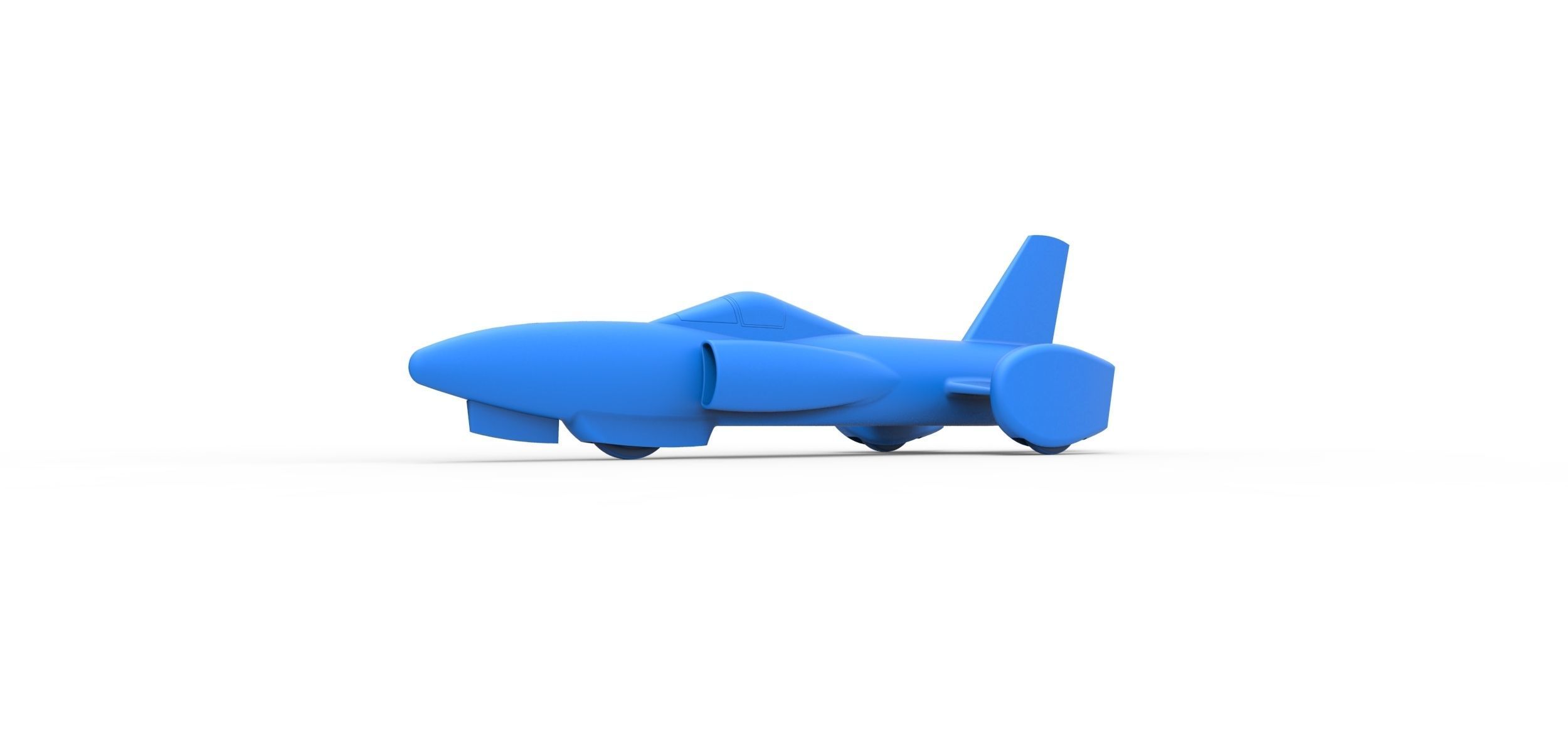 Diecast model Spirit of America jet car 1964 Scale 1 to 50 3D model 3D ...