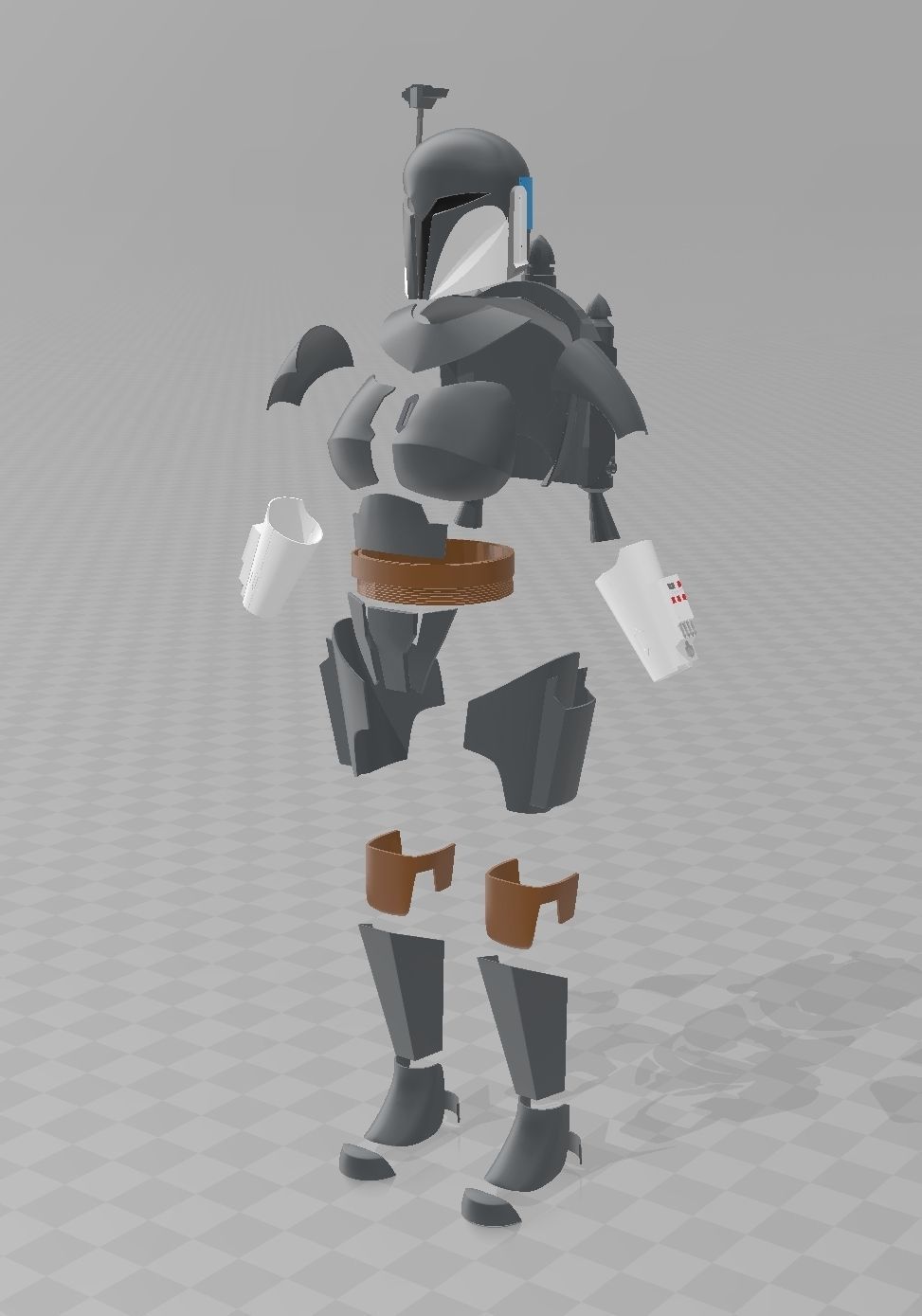 Star Wars Mandalorian bo katan Bo-Katan Kryze Full armor 3D model 3D ...