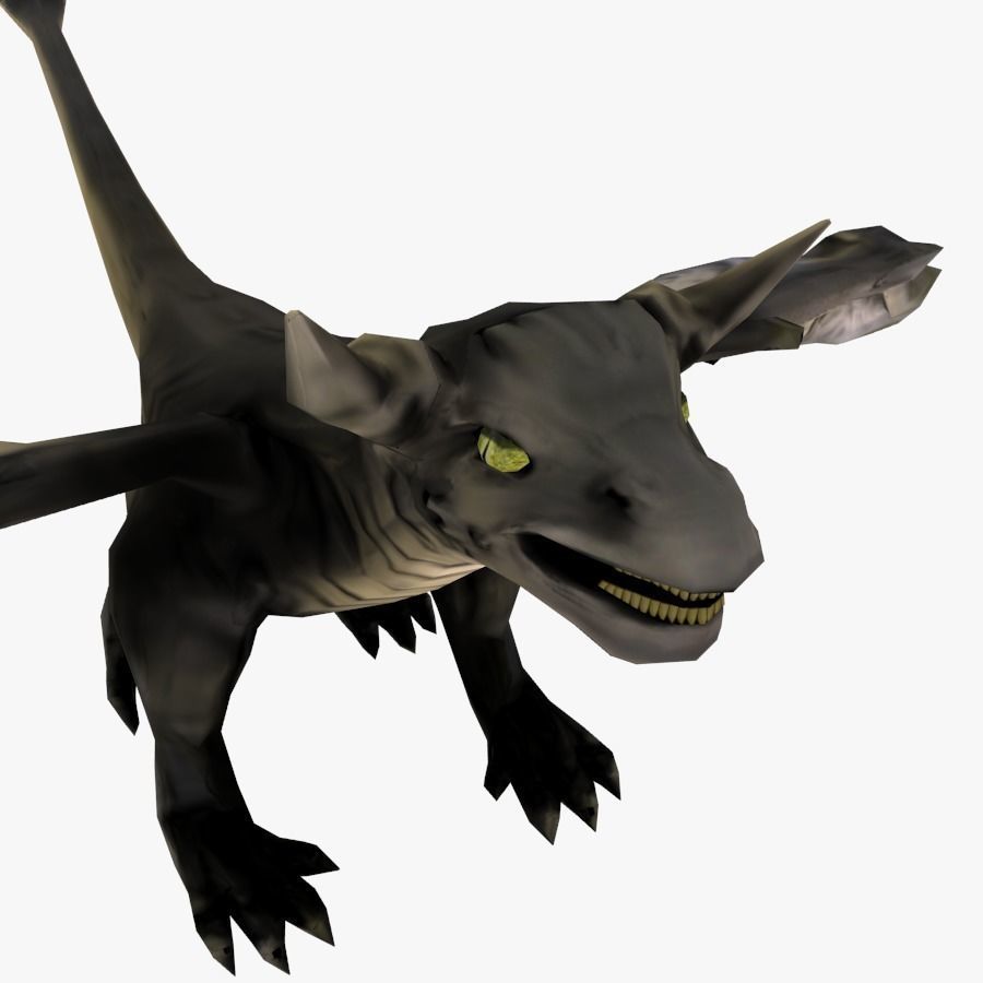 3D model Fantasy Dragon Low-poly VR / AR / low-poly | CGTrader