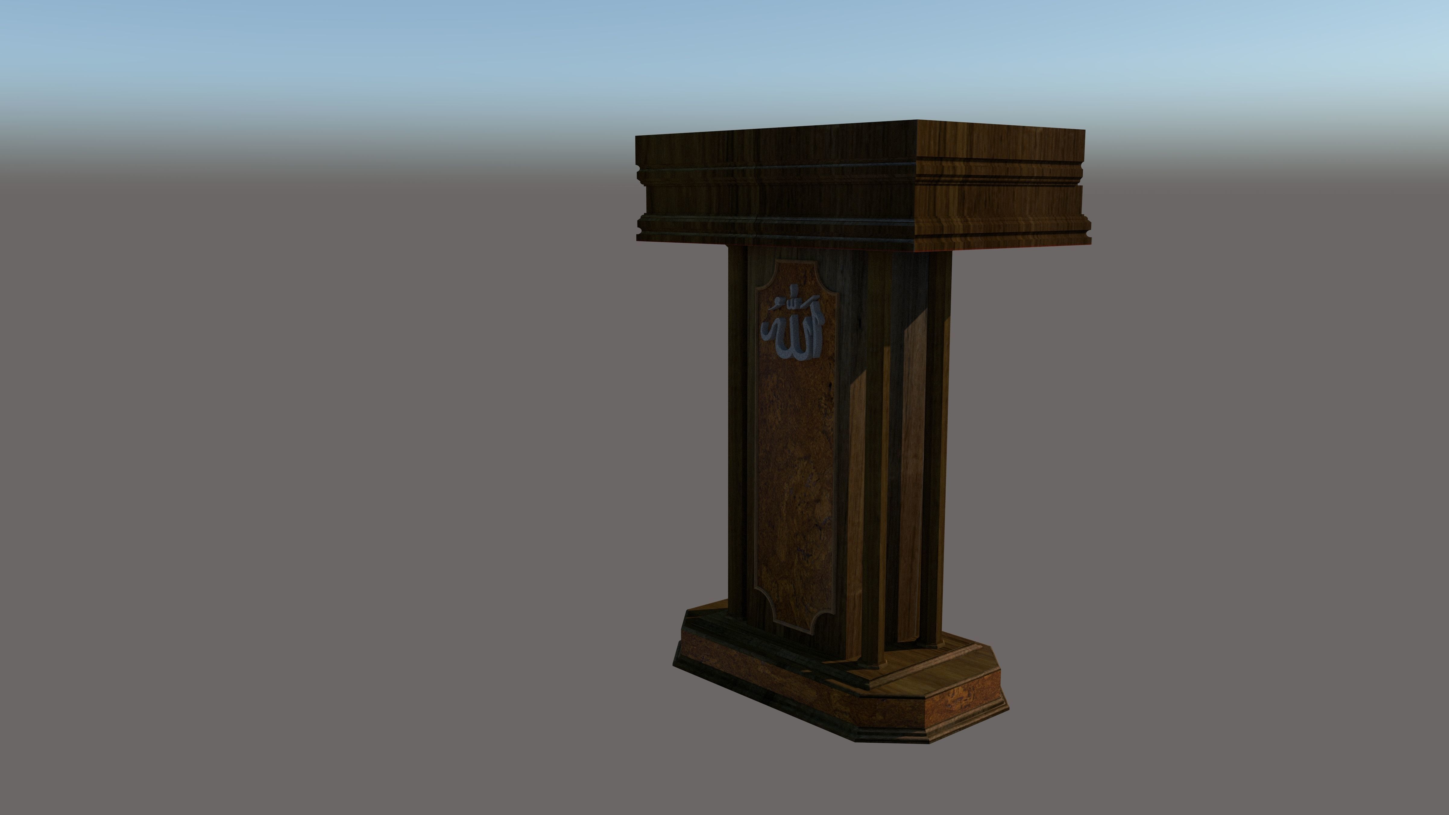 Podium 3D model | CGTrader