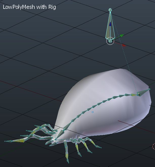 3D model well fed tick VR / AR / low-poly rigged | CGTrader