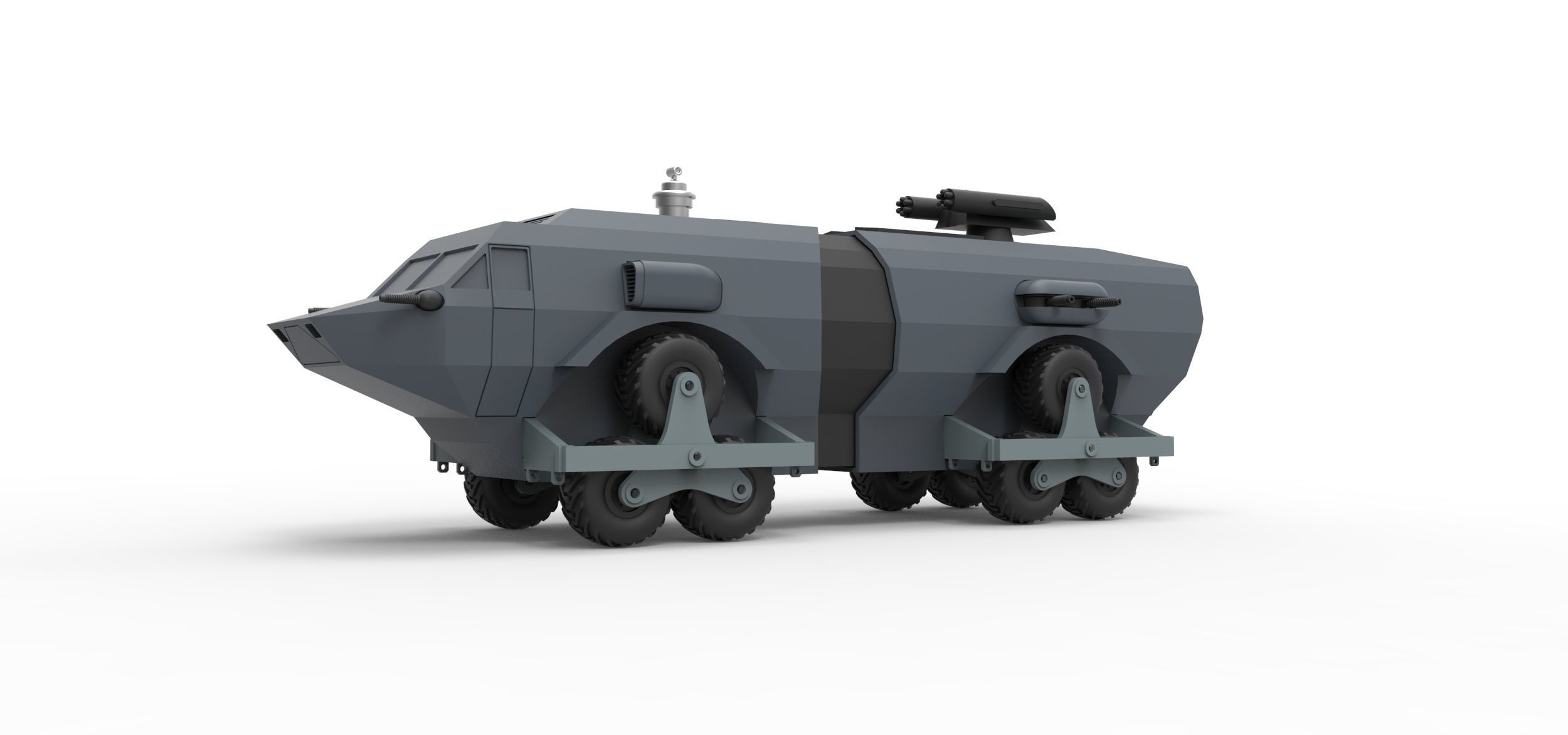 Diecast model Landmaster from Damnation Alley Scale 1 to 38 3D model 3D ...