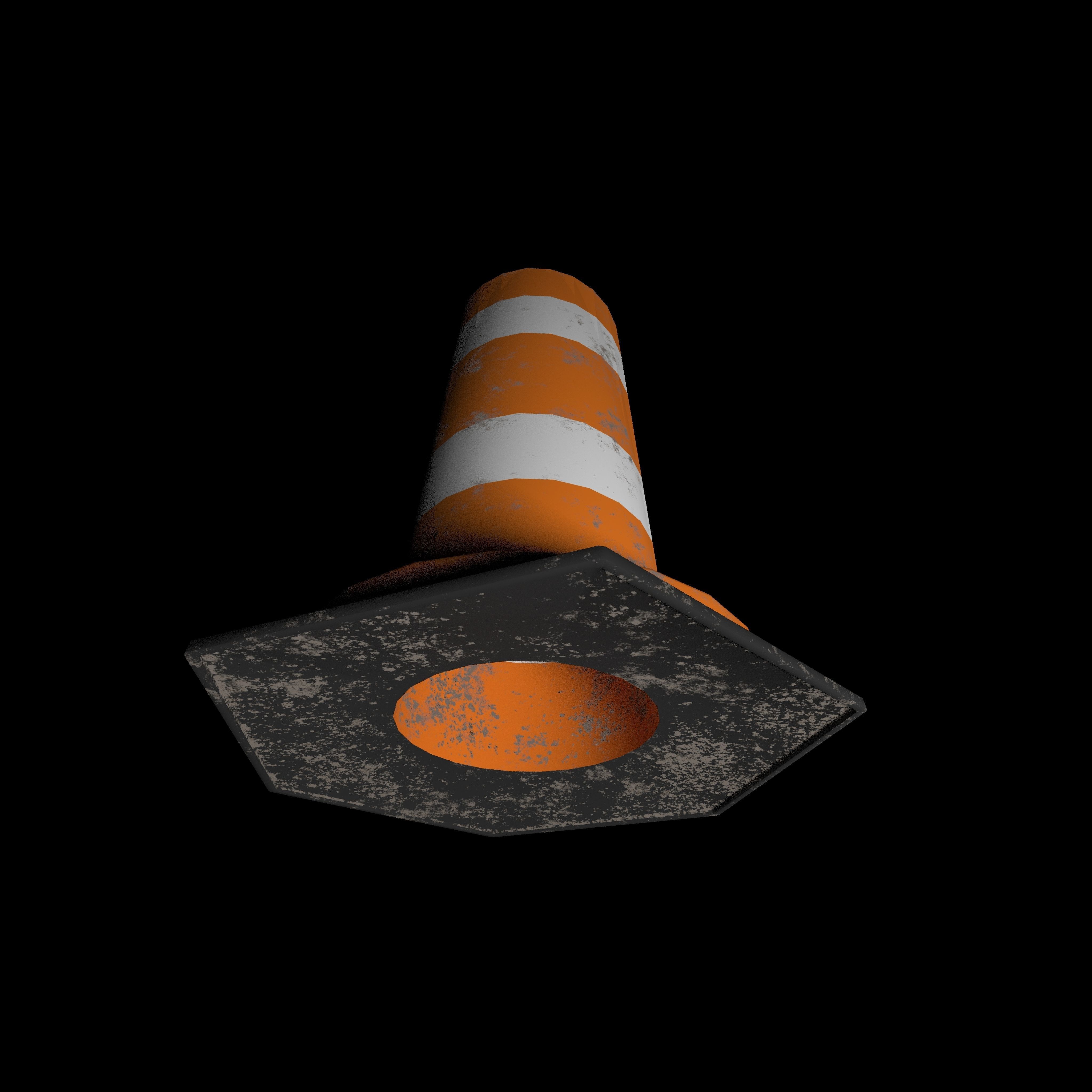 3D model Traffic cone VR / AR / low-poly | CGTrader