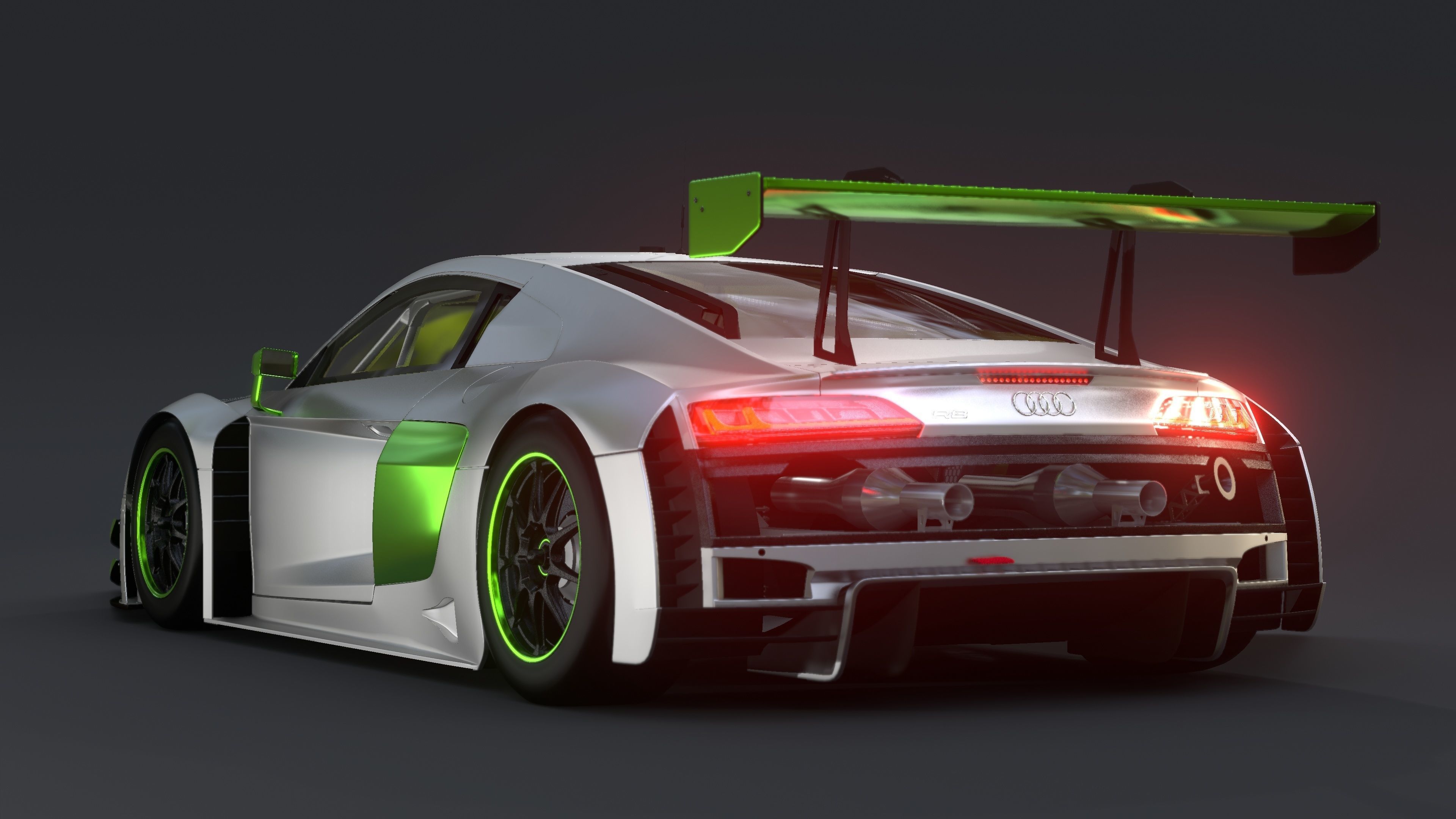Audi R8 LMS 2019 EVO GT3 3D model | CGTrader