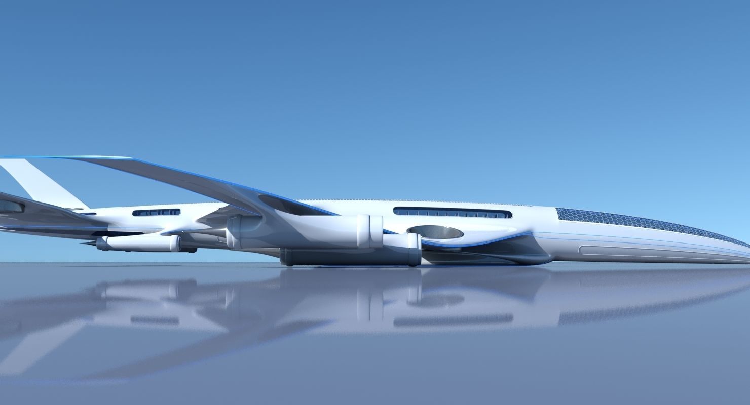 Future Airliner 3D 3D model | CGTrader