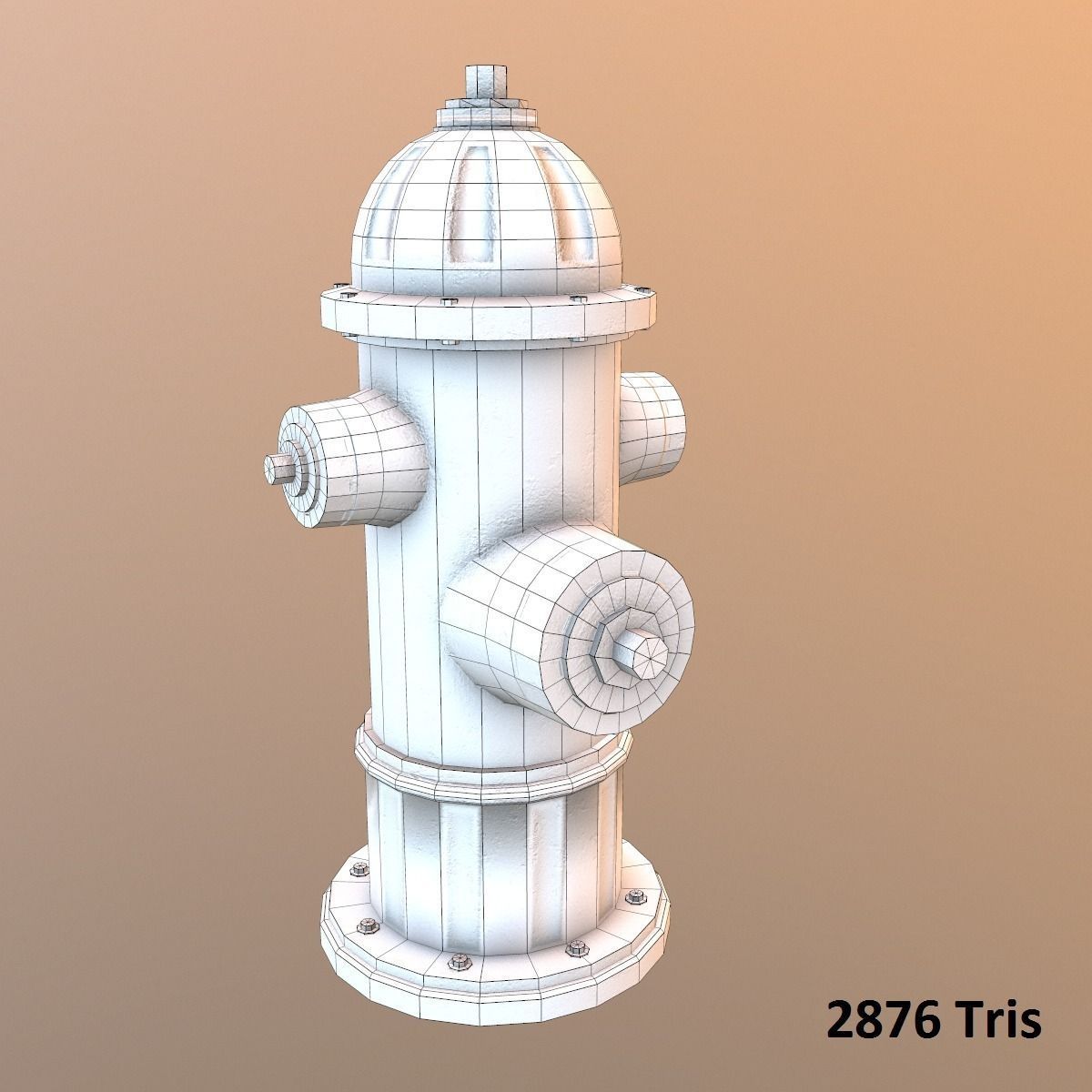 3D model City Props Low Poly Pack 4K VR / AR / low-poly | CGTrader