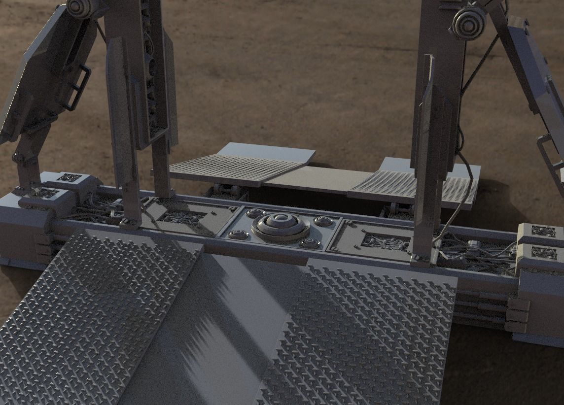 sci fi - Phase gate 3D model | CGTrader