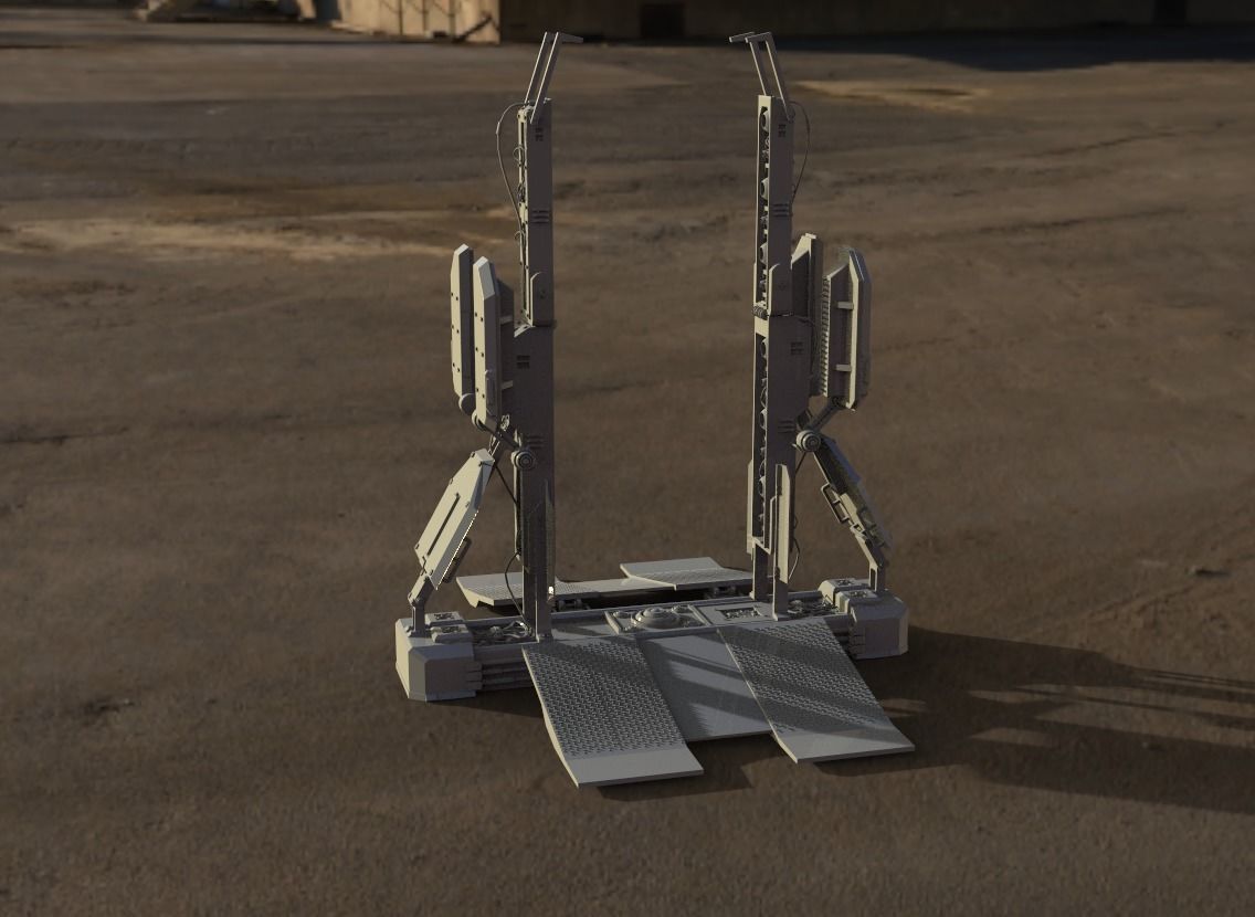 sci fi - Phase gate 3D model | CGTrader