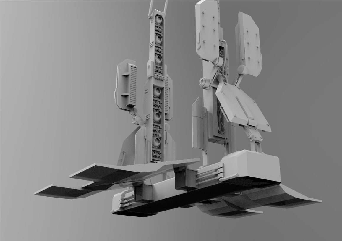 sci fi - Phase gate 3D model | CGTrader