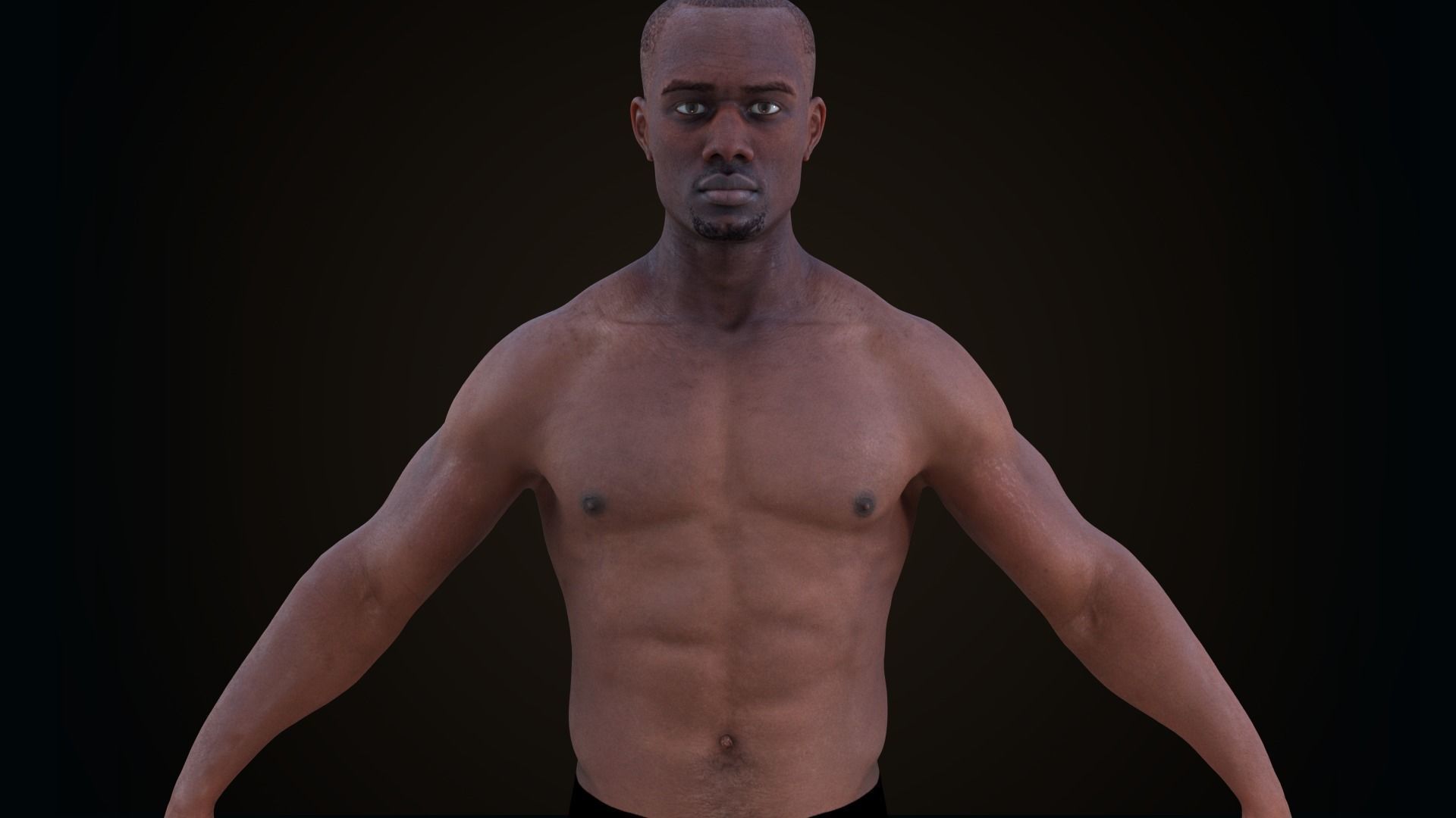 3D model Cinematic Male 002 - Advanced Body Rig - Face Rig - GUI VR ...