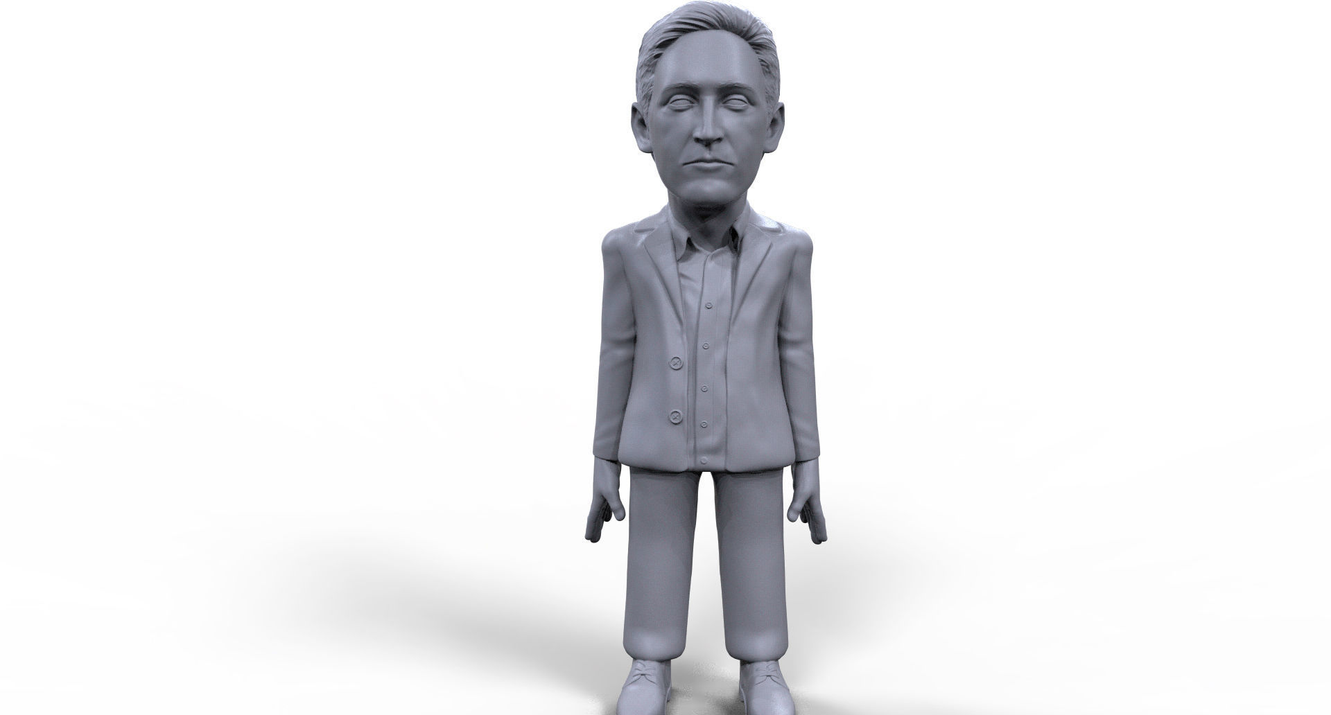 Edward Snowden stylized high quality 3D printable miniature 3D model 3D ...