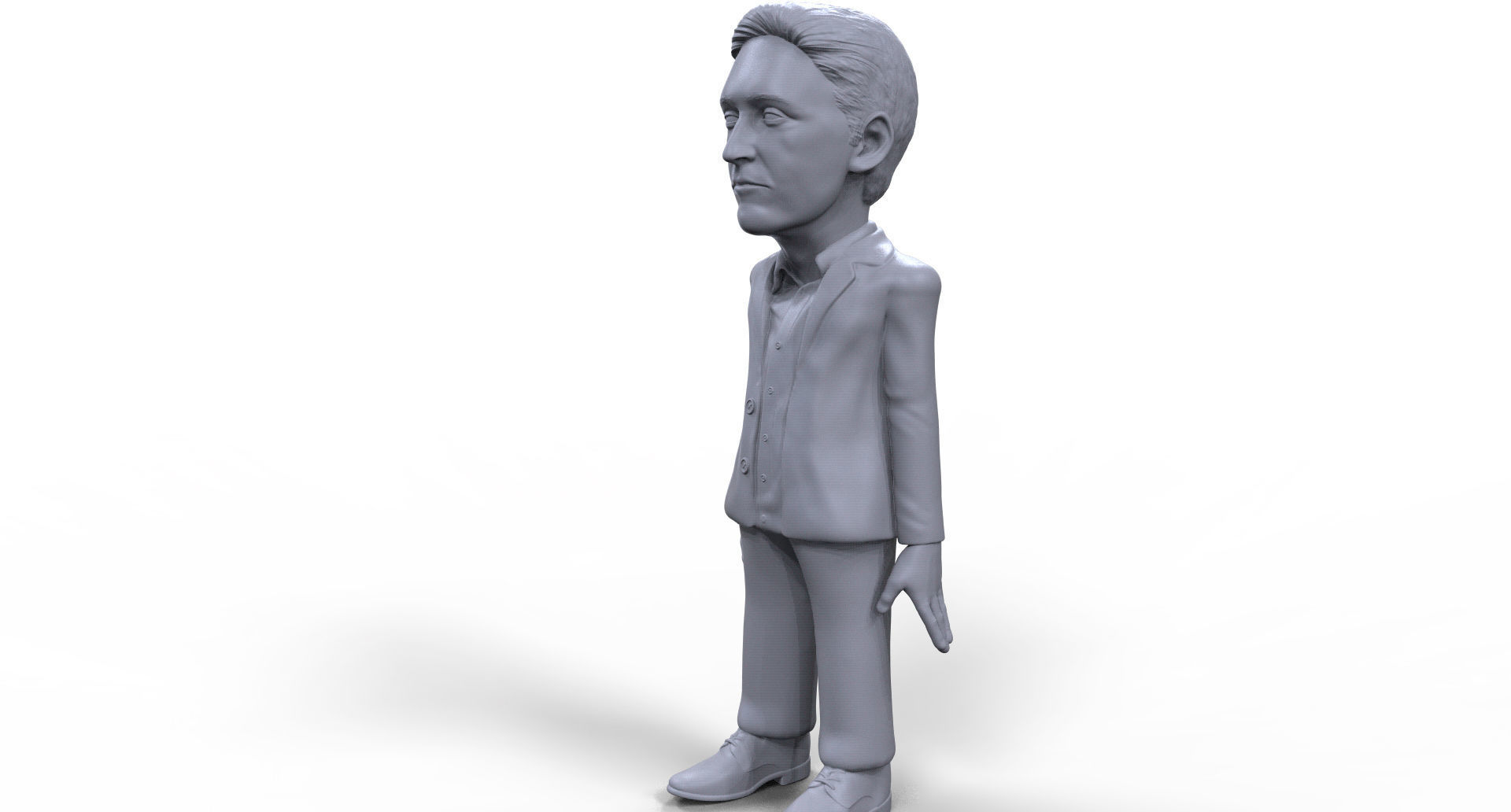 Edward Snowden stylized high quality 3D printable miniature 3D model 3D ...