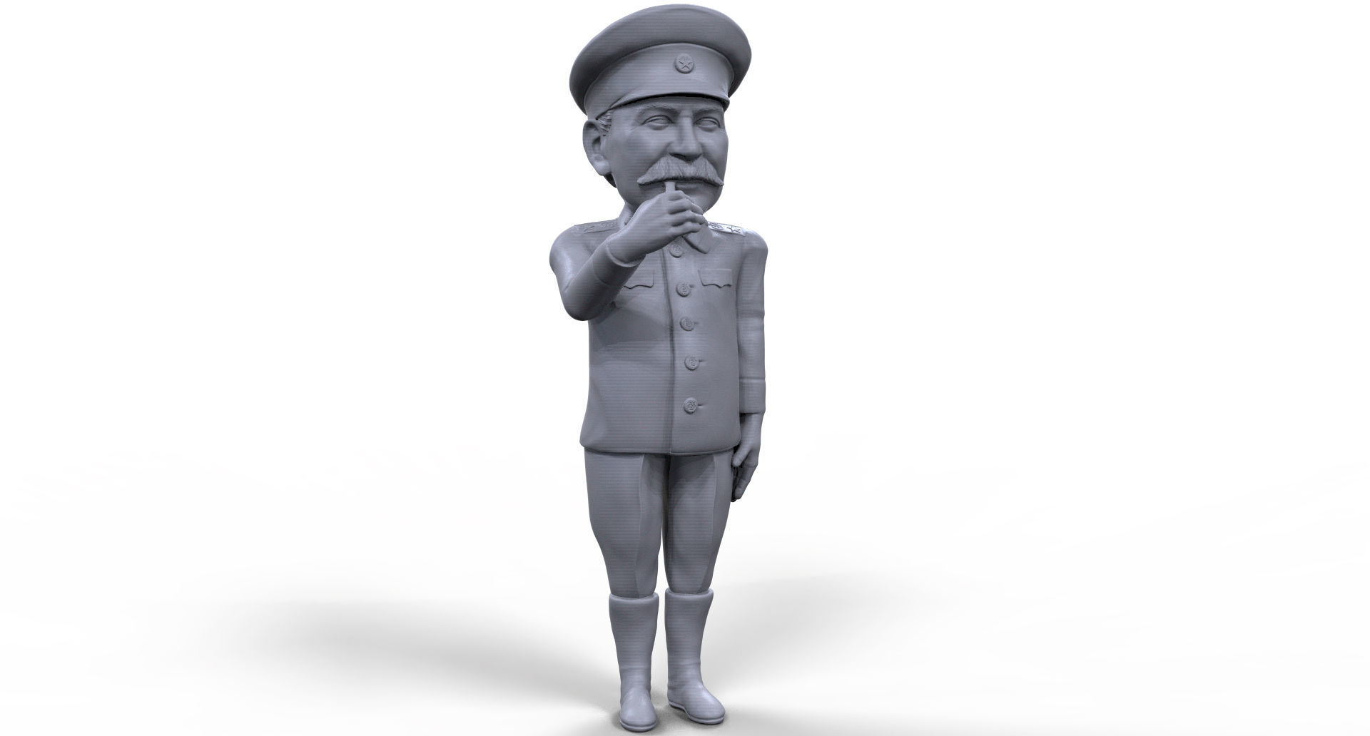 Stalin stylized high quality 3D printable miniature 3D model 3D ...
