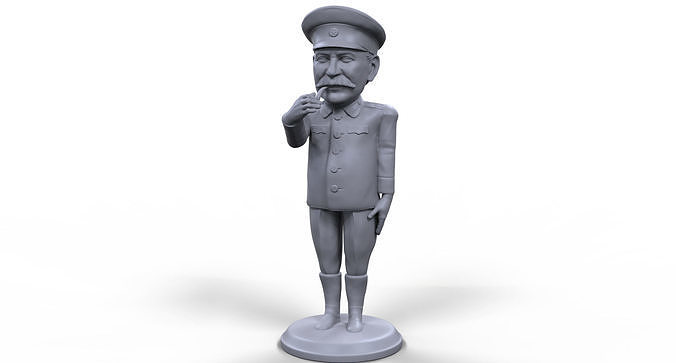 Stalin stylized high quality 3D printable miniature 3D model 3D ...