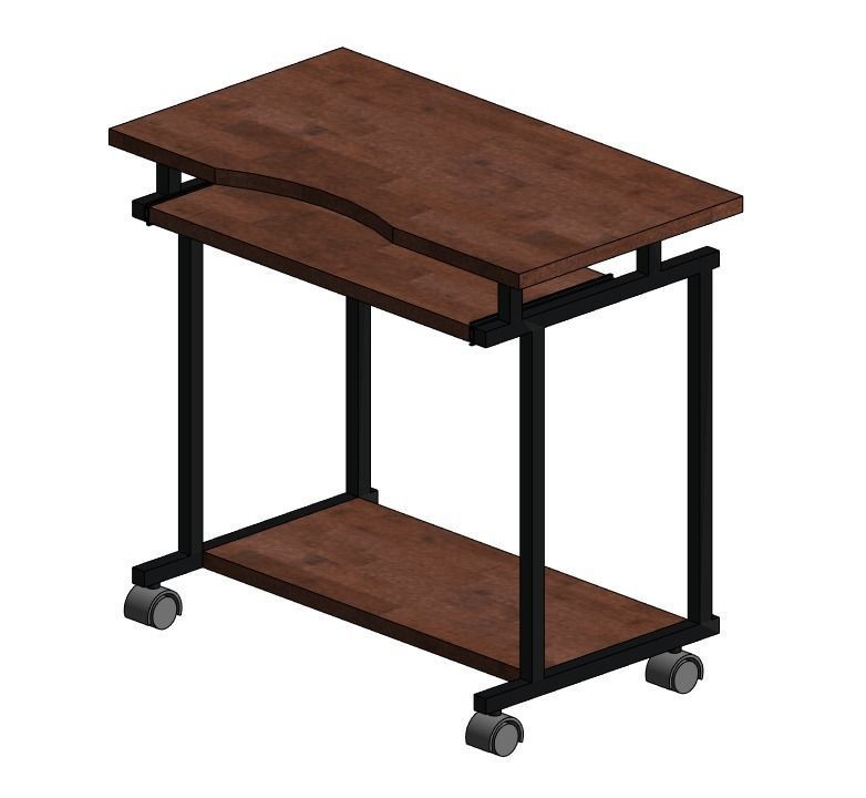 Simple Laptop Table - AUTODESK REVIT FAMILIES 3D model | CGTrader