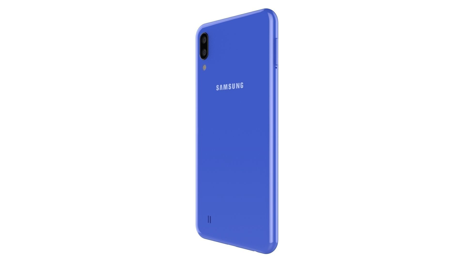 Samsung Galaxy M10 Blue 3D model | CGTrader