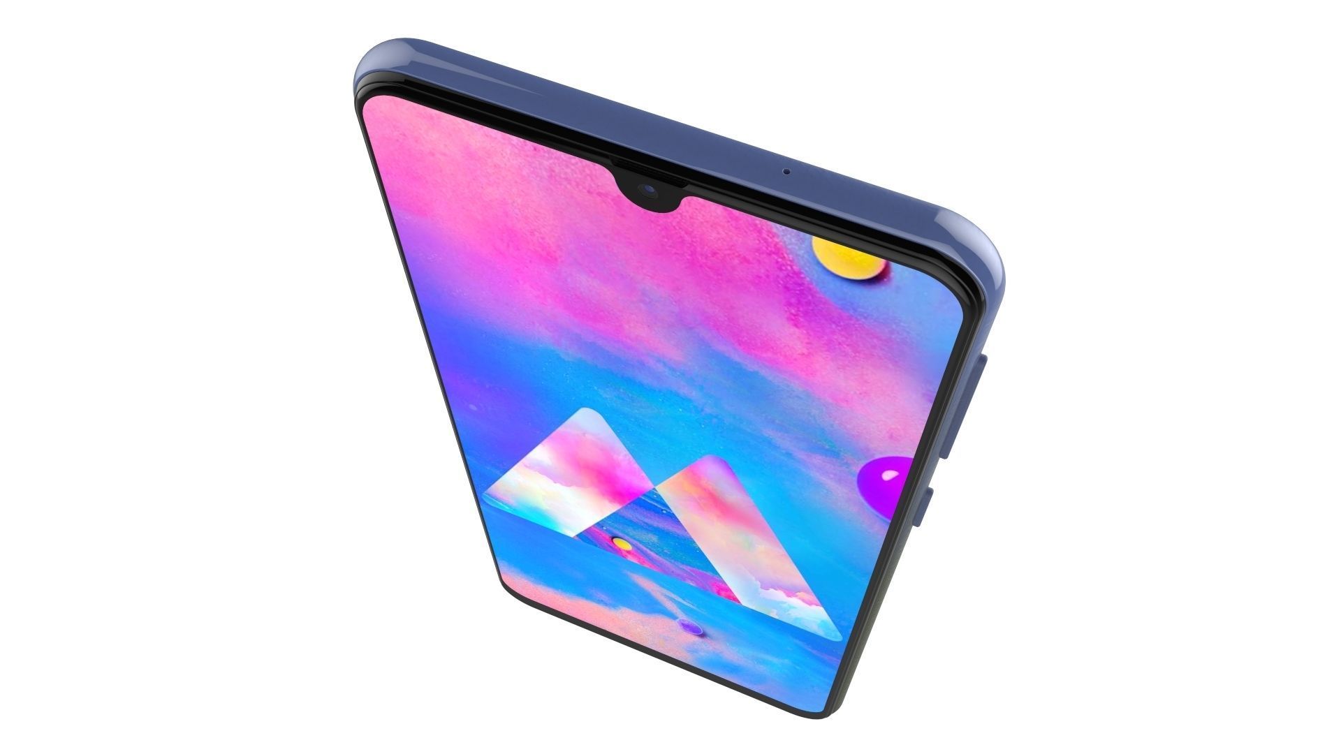 Samsung Galaxy M30 Blue 3D model | CGTrader