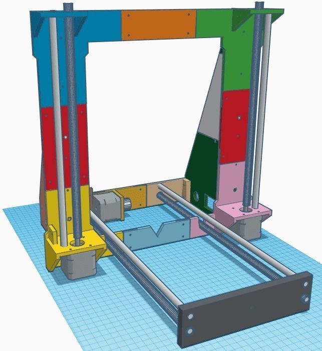 CTC Prusa Frame 3D model 3D printable | CGTrader