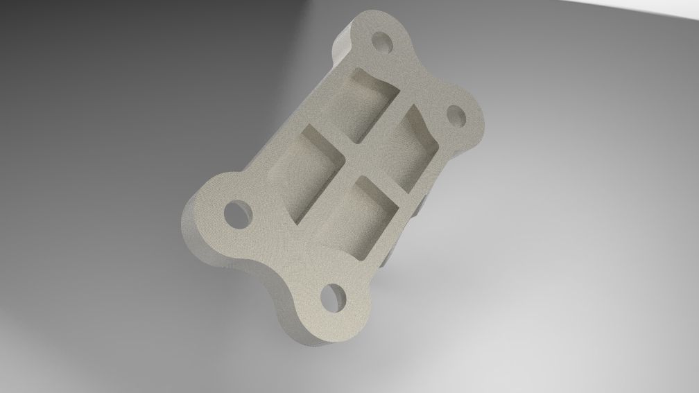 GE jet engine bracket free 3D model | CGTrader