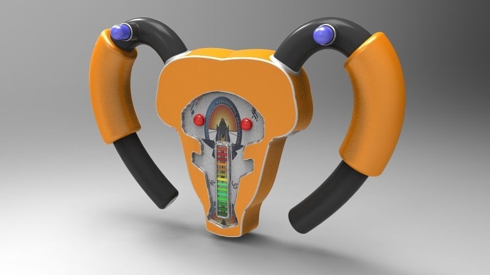 BLOODHOUND SSC Steering Wheel free 3D model | CGTrader