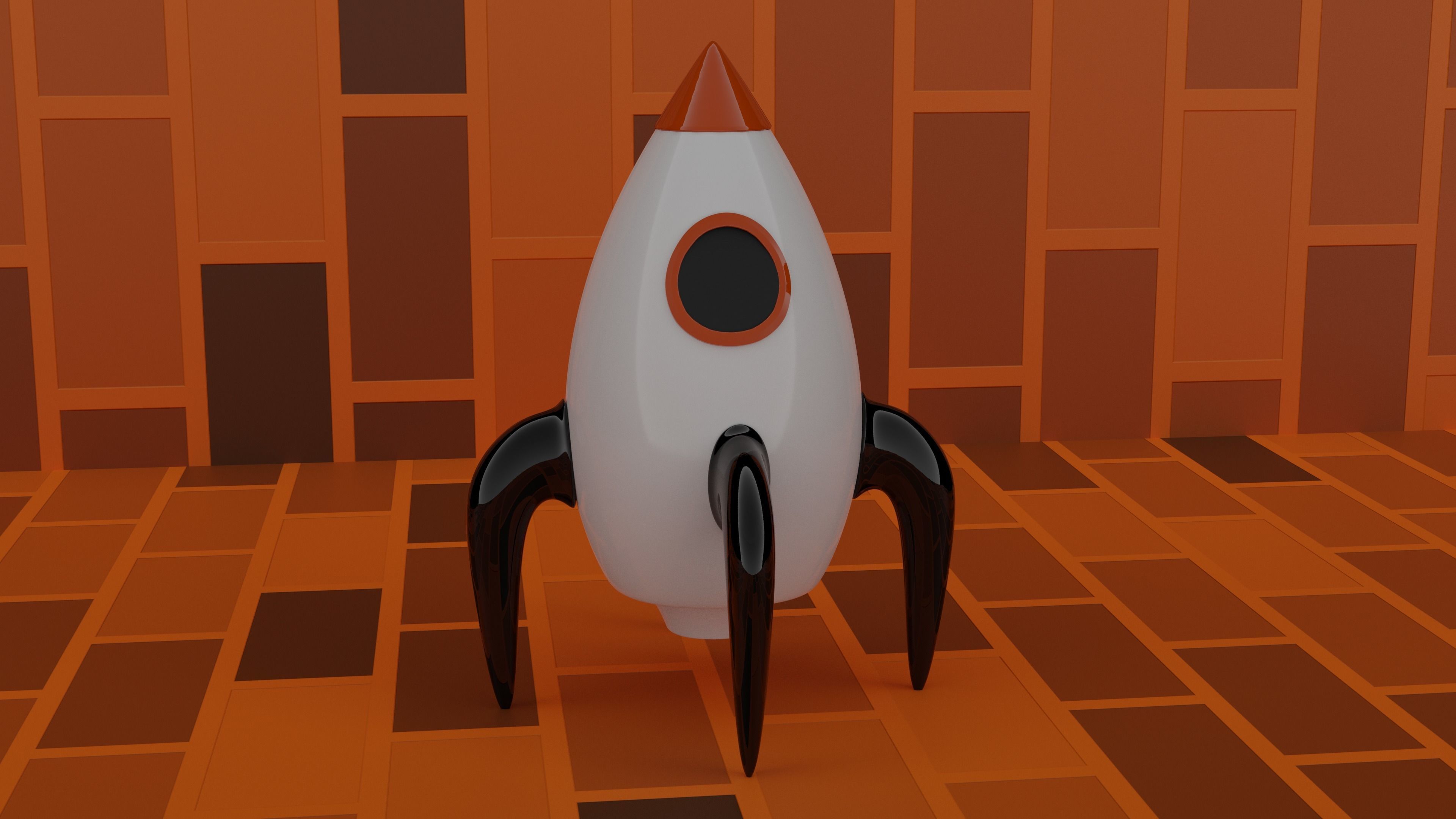 Rocket ship free 3D model | CGTrader