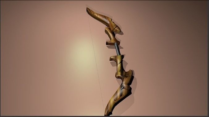 Realistic Warrior Bow free 3D model | CGTrader
