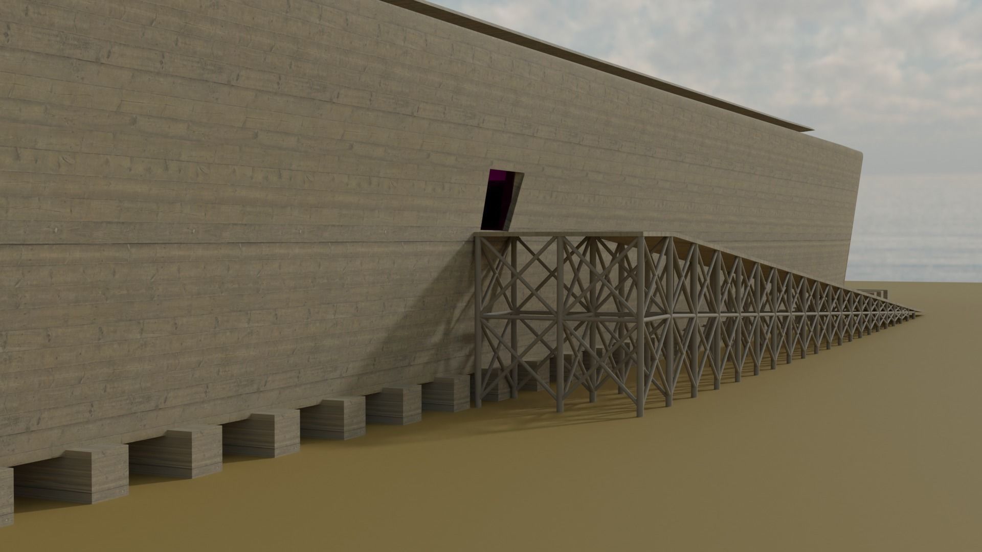 The Ark 3D Model boat free 3D model | CGTrader