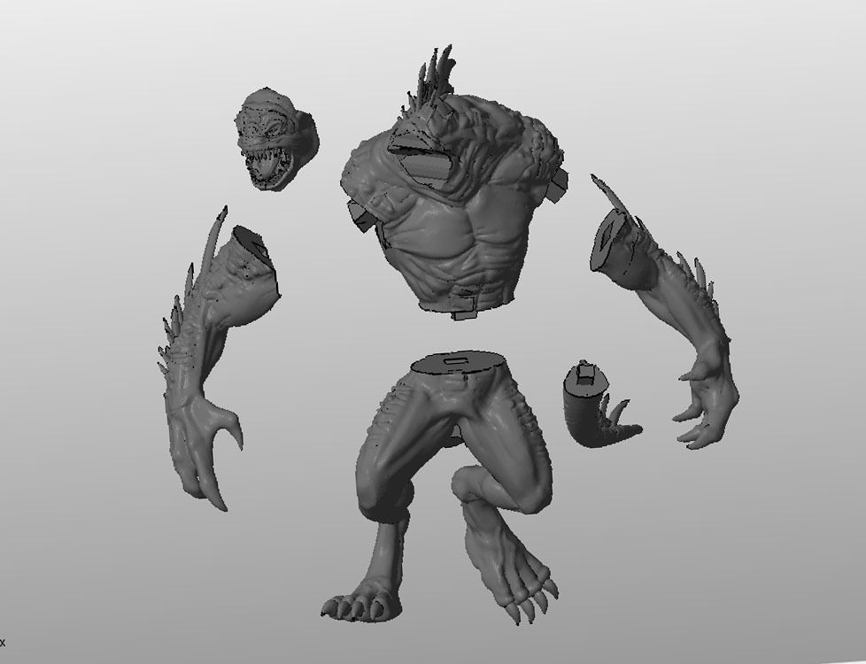Leviathan 65mm 3D model 3D printable | CGTrader