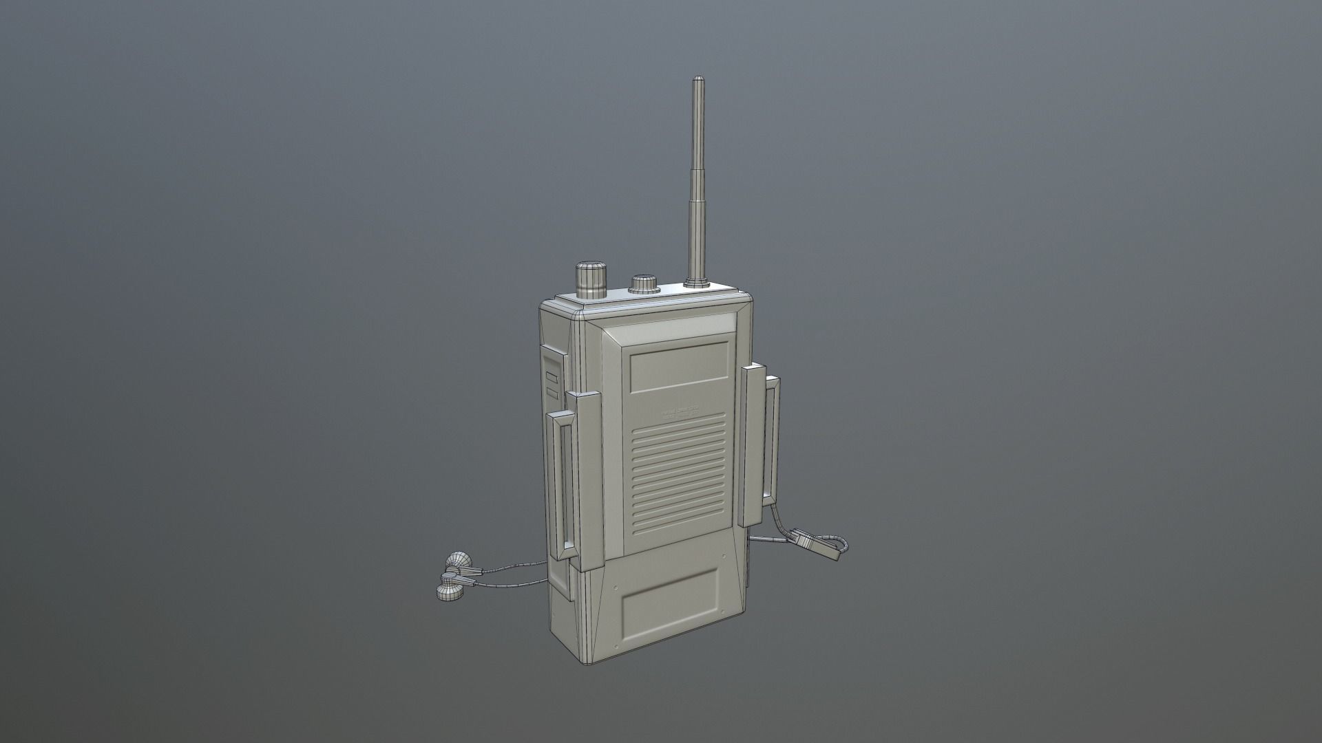 3D model radio wakitaki VR / AR / low-poly | CGTrader