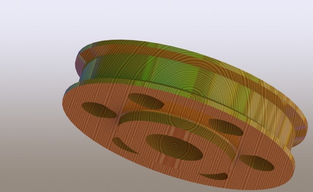 Pulley disk free 3D model | CGTrader