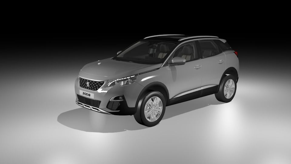 3D Peugeot 3008 | CGTrader