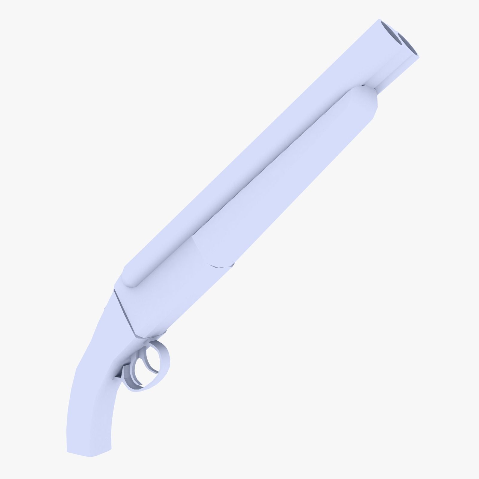3D model Sawn-off Shotgun VR / AR / low-poly | CGTrader
