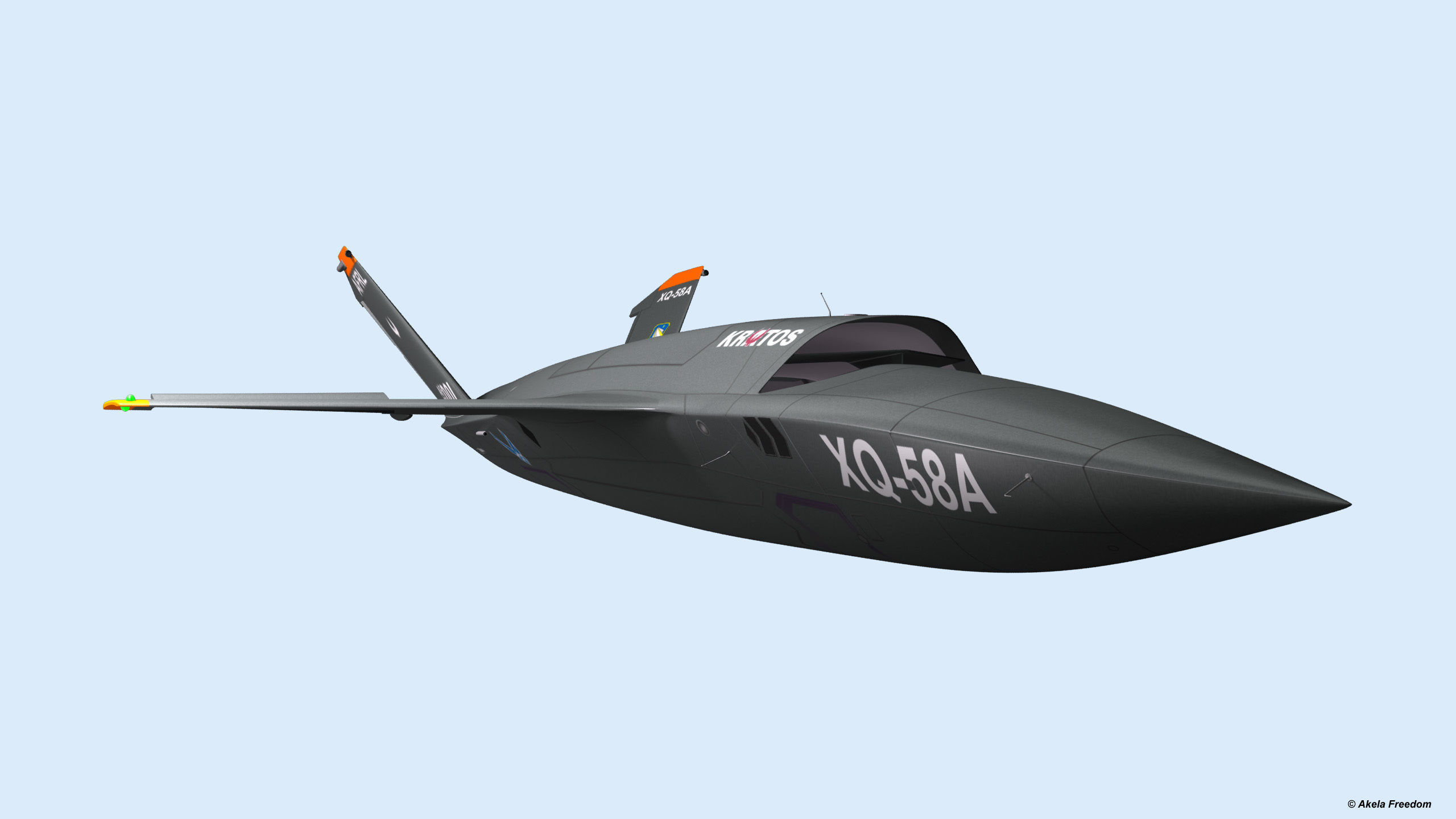 XQ-58 Valkyrie 3D model | CGTrader