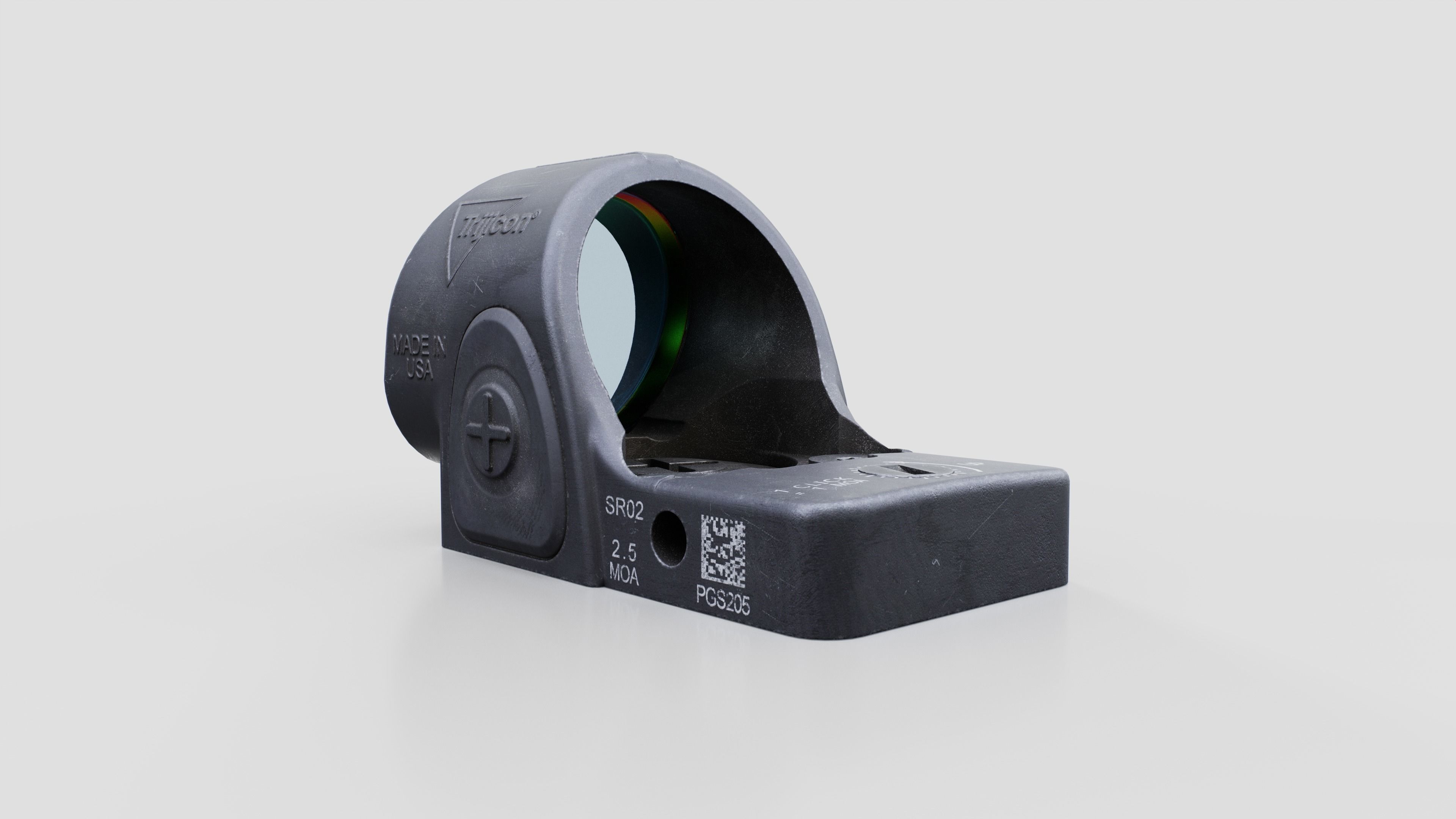 3D model Trijicon SRO Specialized Reflex Optic VR / AR / low-poly ...