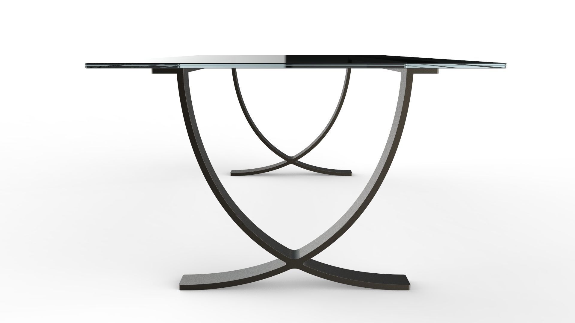 Eclipse Dining Table 3D model | CGTrader