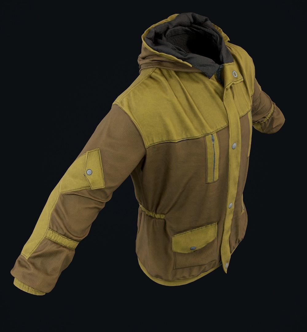 3D model Jacket-workwear VR / AR / low-poly | CGTrader