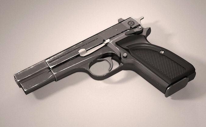 M3 Browning Hand gun 3D model | CGTrader
