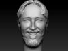 1 person 4 heads 3D model 3D printable | CGTrader