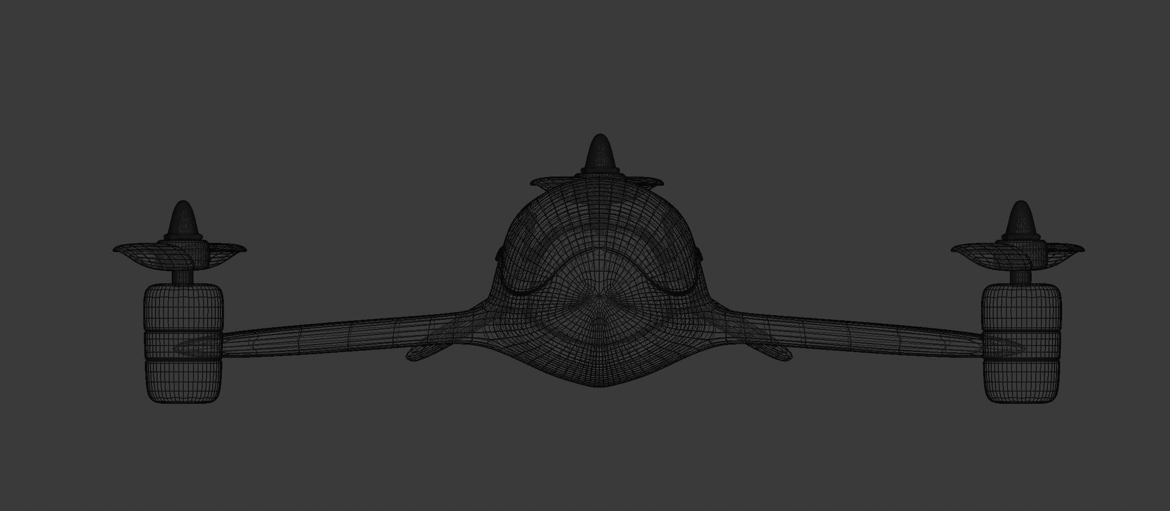 Tricopter - Drone 3D model | CGTrader