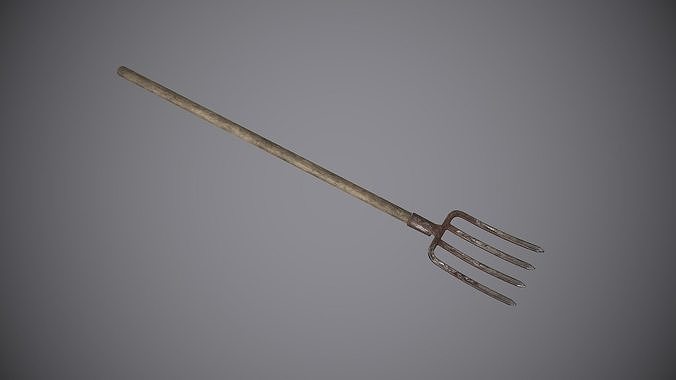 3D model Pitchfork fork VR / AR / low-poly | CGTrader