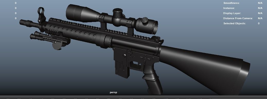 3D model 3rd person View MK12 VR / AR / low-poly | CGTrader