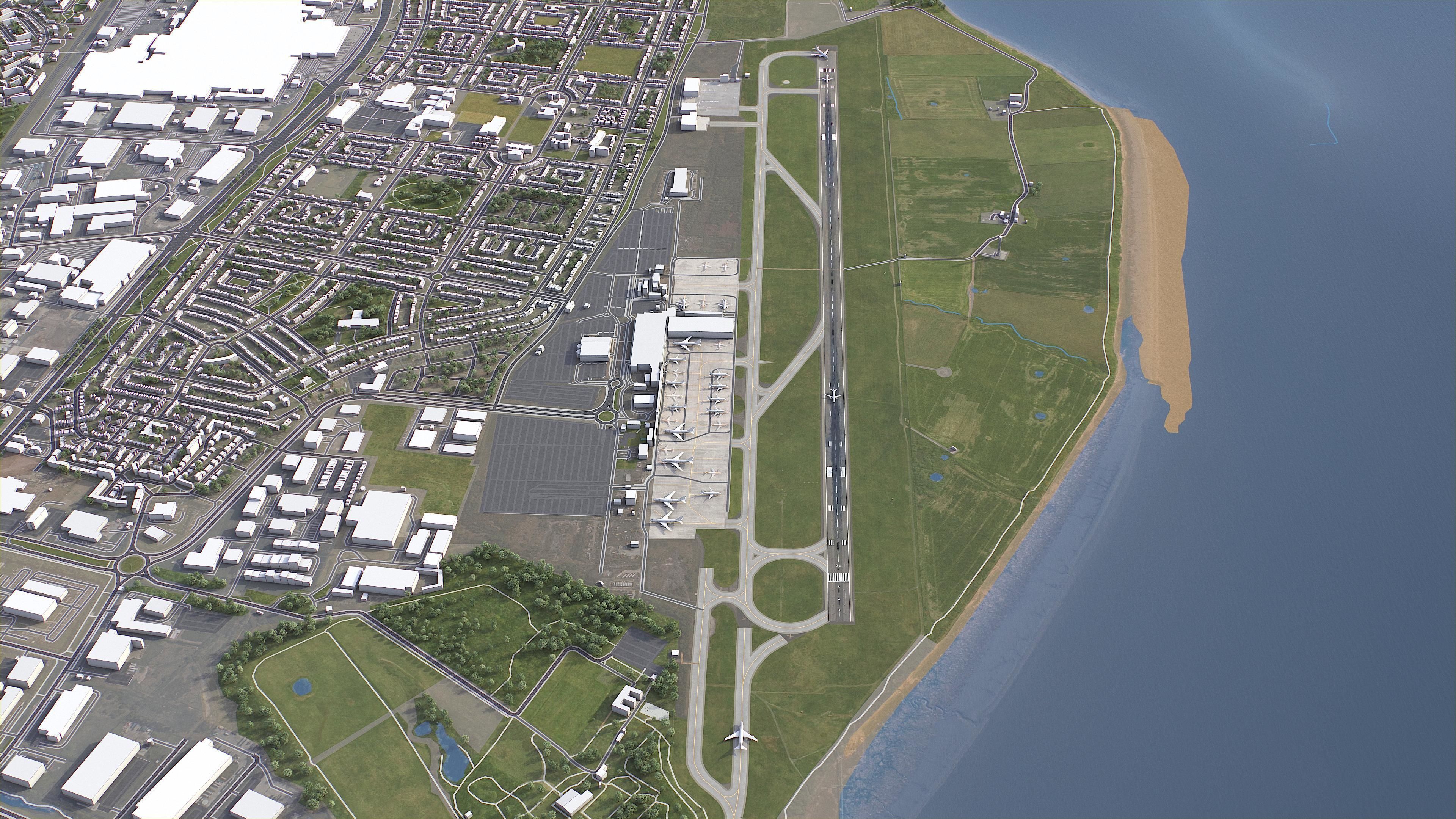 3D model Liverpool - 3D City Model VR / AR / low-poly | CGTrader