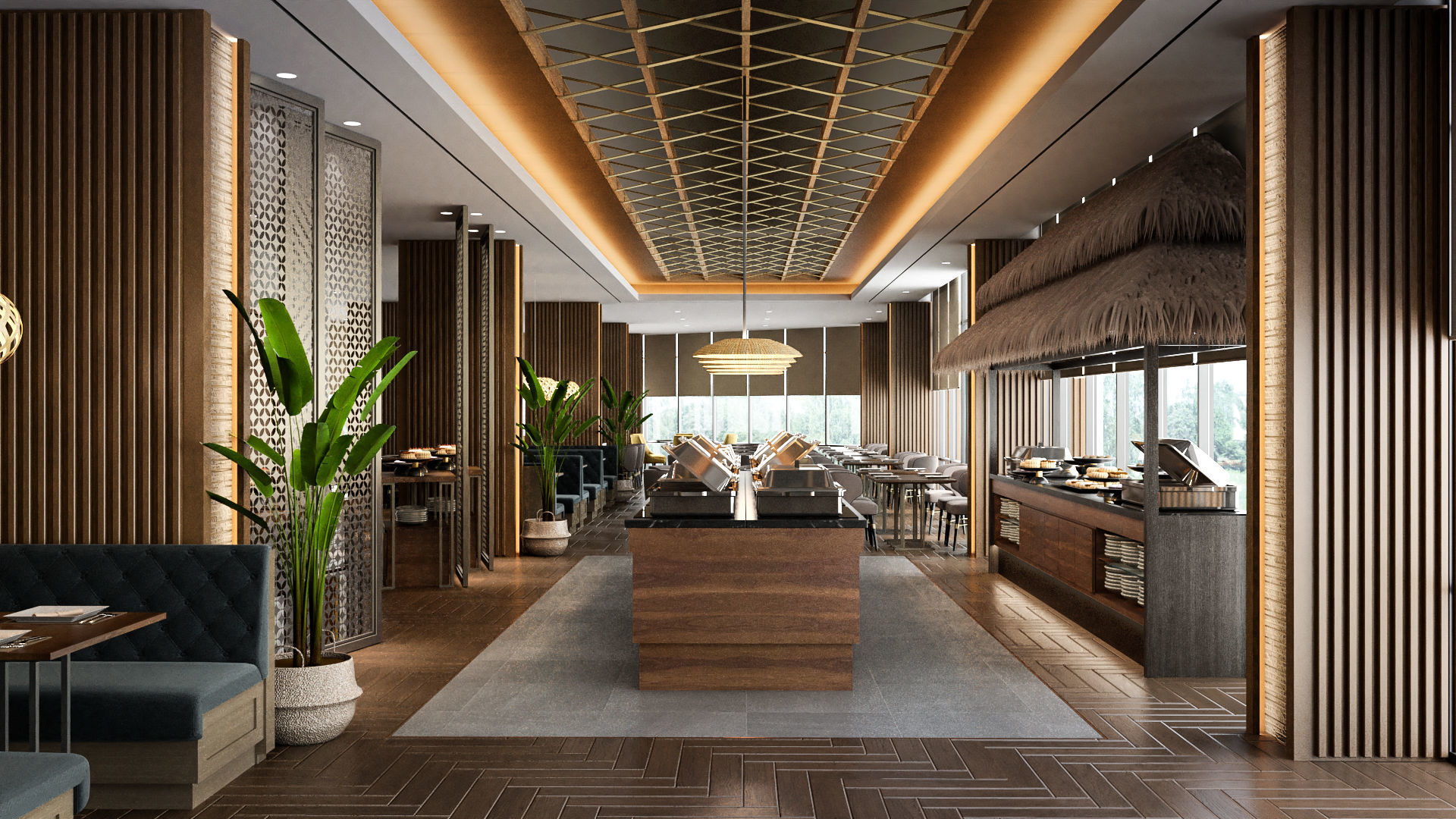 Restaurant 3D model | CGTrader