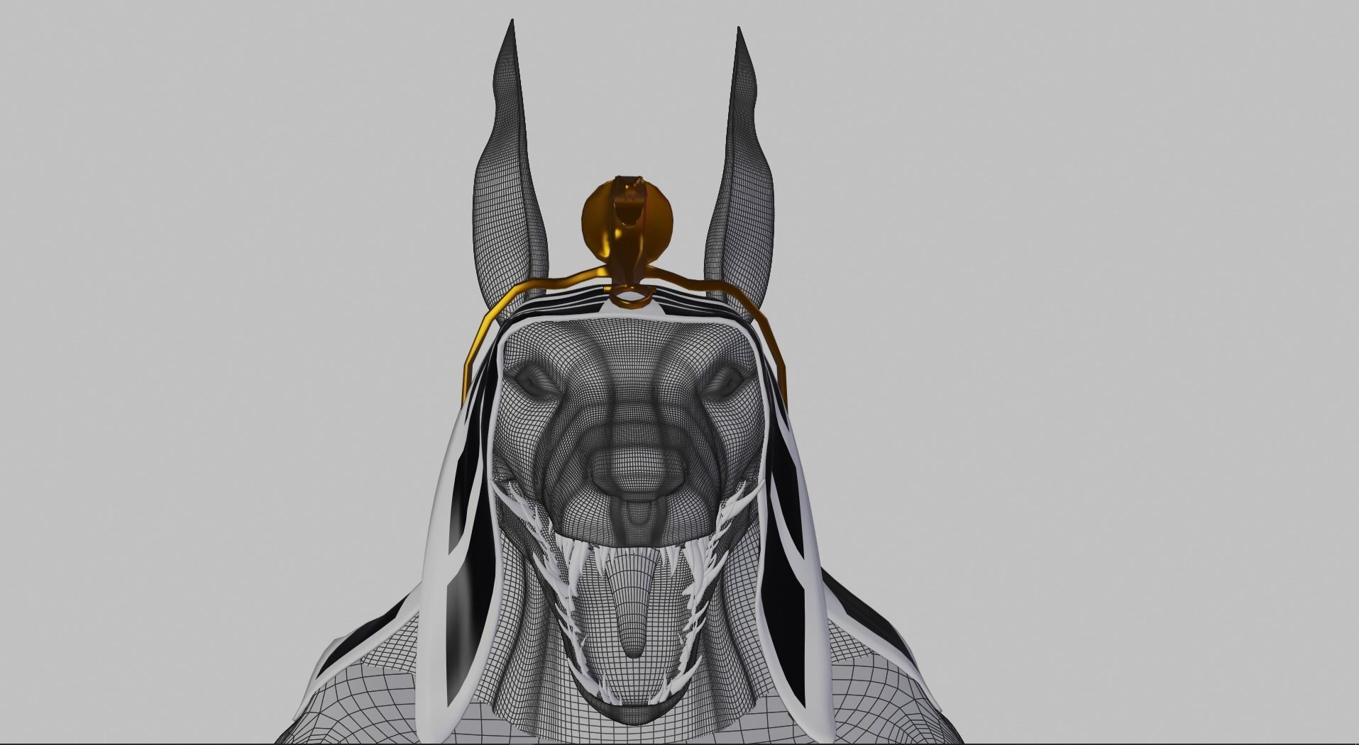 Anubis head 3D model | CGTrader