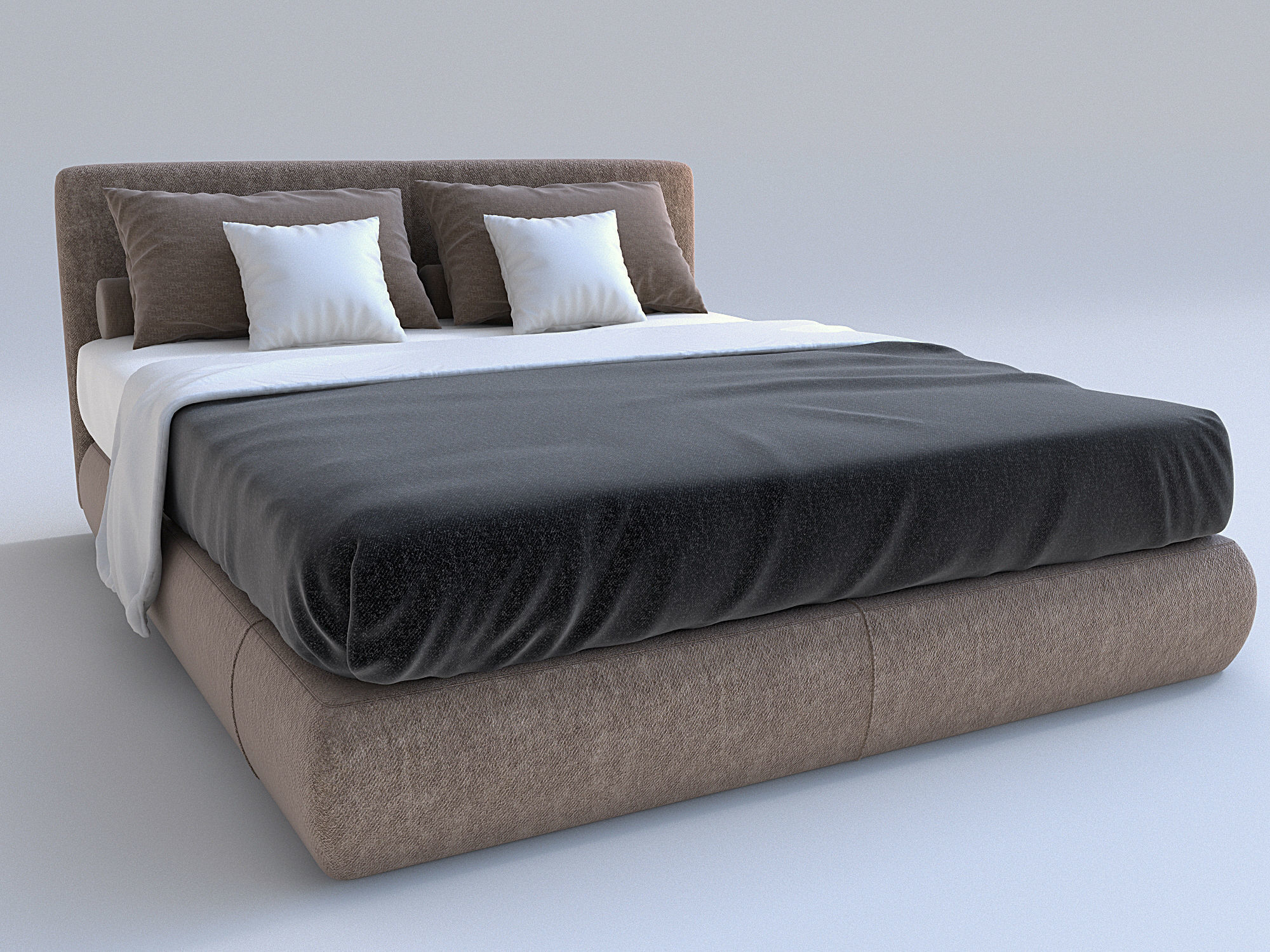 Luxury Bed Model 3D model | CGTrader